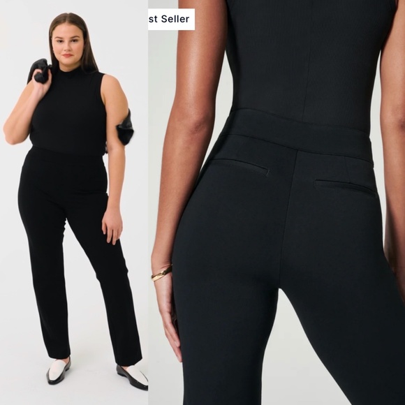 SPANX | Pants & Jumpsuits | Spanx The Perfect Pant Slim Straight Petite ...